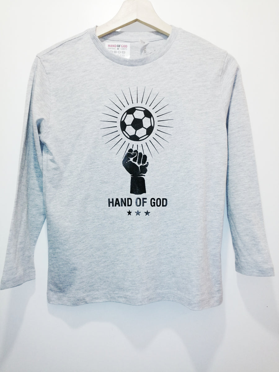 Hand Of God Gris Niñ@ manga larga – Hand of God T-shirts